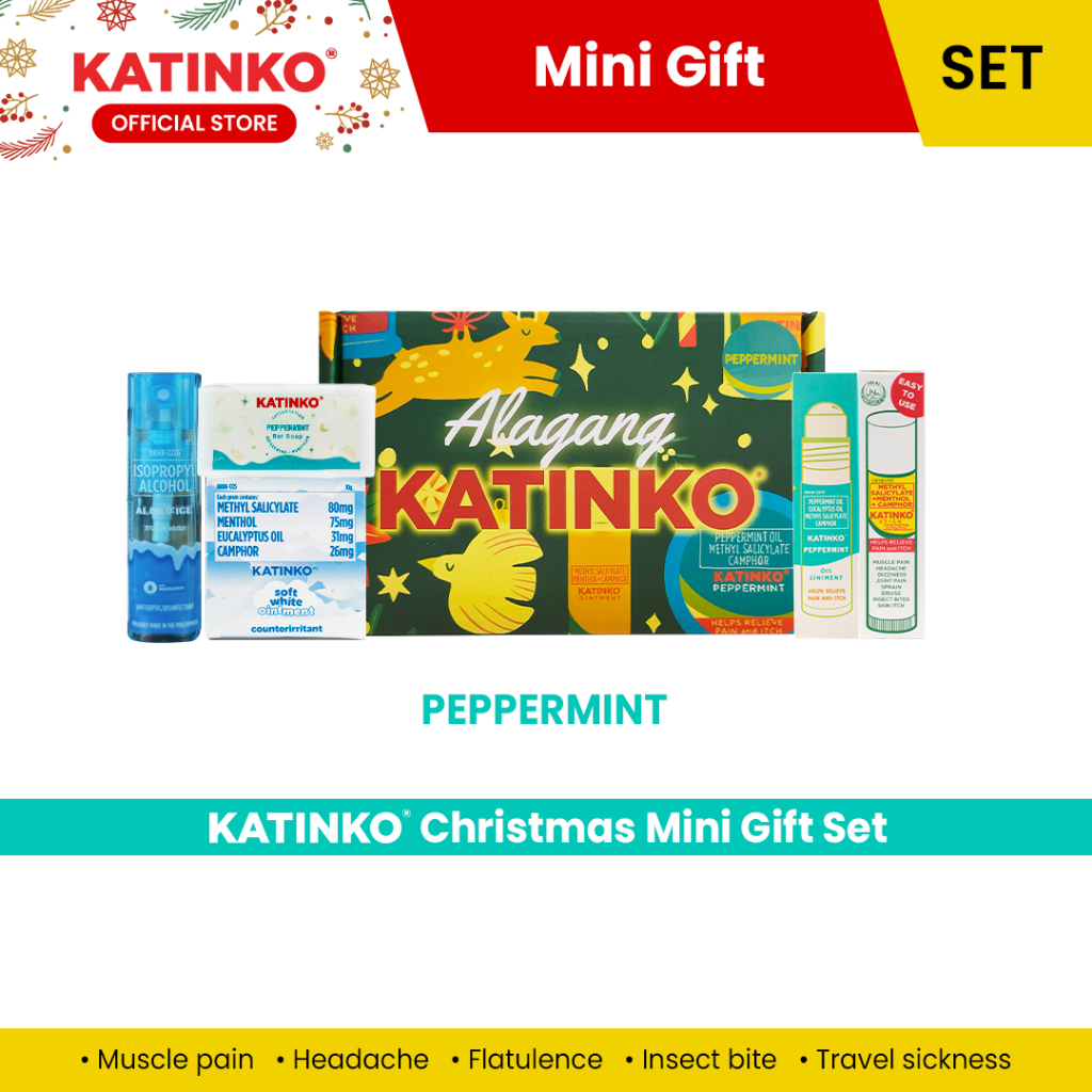 [CHRISTMAS SET] KATINKO Peppermint Mini Gift Set | Shopee Philippines