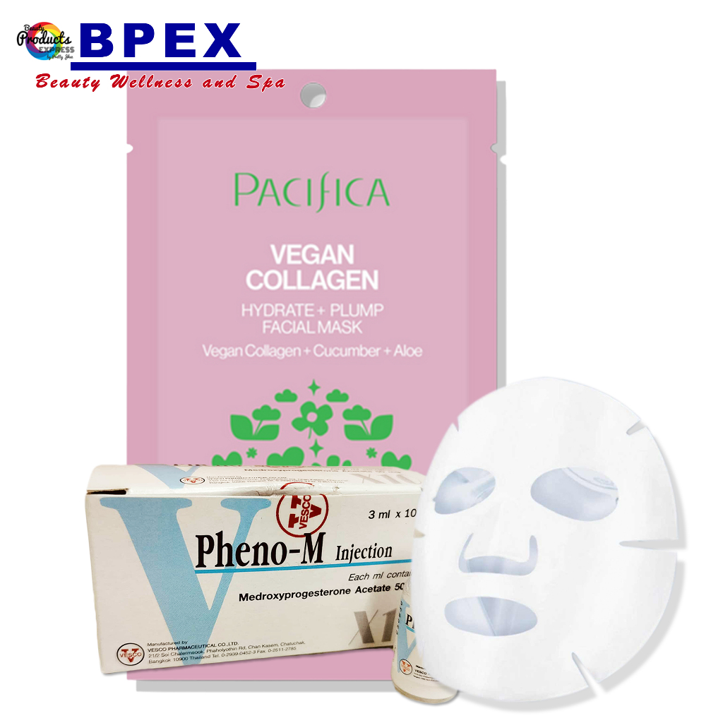 Pacifica Vegan Collagen Pheno M Hydrate & Plump Face Mask 1 Piece By ...