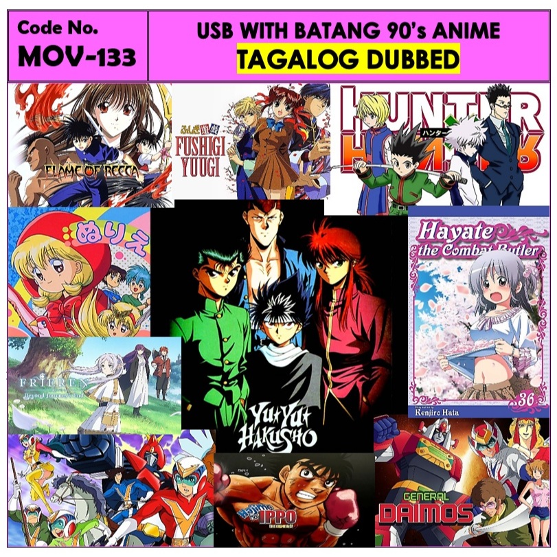 Usb With Anime Series Tagalog Dubbed MOV-133 | Shopee Philippines