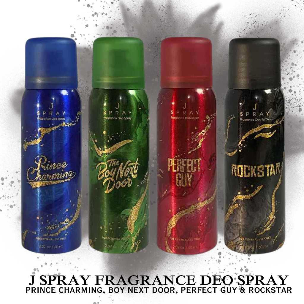 J Spray Deo Body Spray Prince Charming, Boy Next Door, Rockstar ...