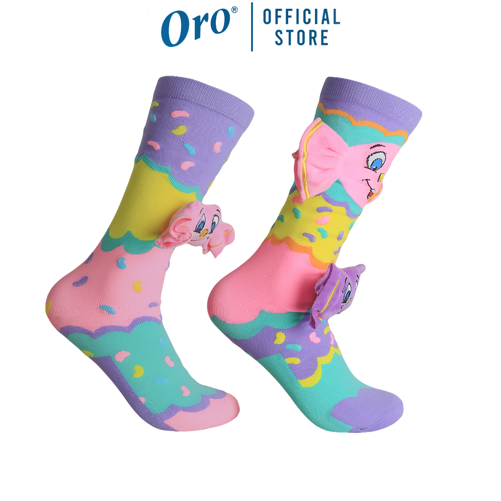 ORO 3D Animate Kids Socks DS1-C (1 Pair) | Shopee Philippines