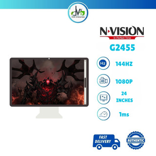 NVISION G2455 FRAMELESS 144HZ MONITOR | Shopee Philippines