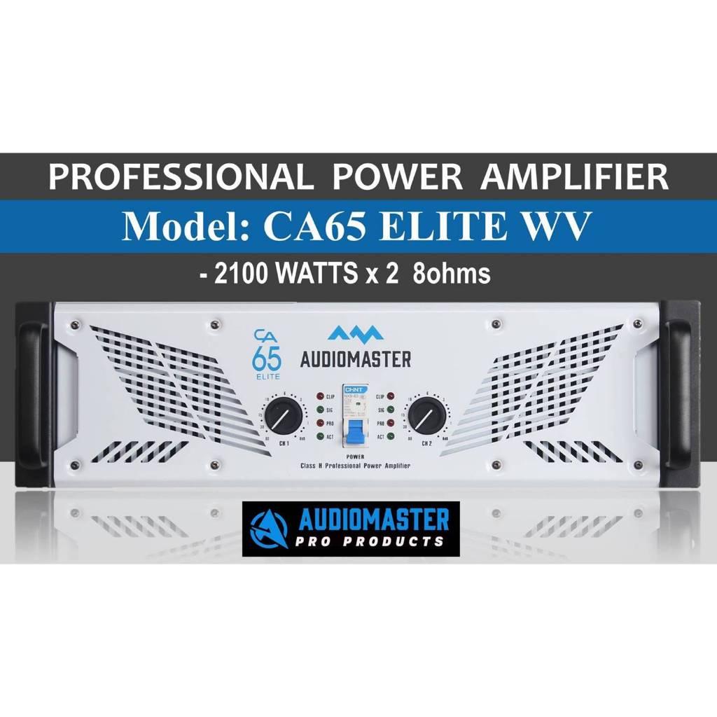 Audiomaster CA65 ELITE WV Upgrade 2025 Power amplifier Ca65 with POWERFUL CAPACITORS GOLD HEAT ...