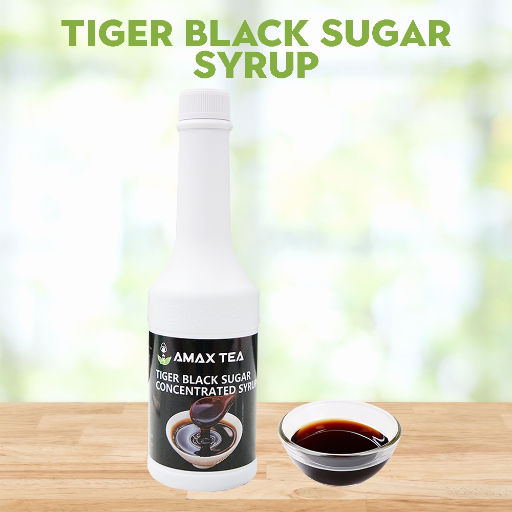 AMAX Tiger Black Sugar Concentrated Syrup 1.2kg Brown Sugar Syrup For ...