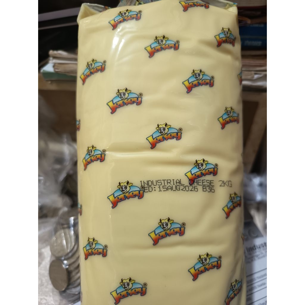 Jersey Industrial Cheese bar 2kg | Shopee Philippines