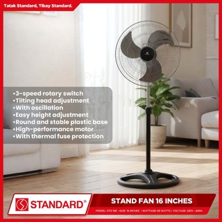 Standard Stand Fan 16" (Metal Blade) STO16E | Shopee Philippines