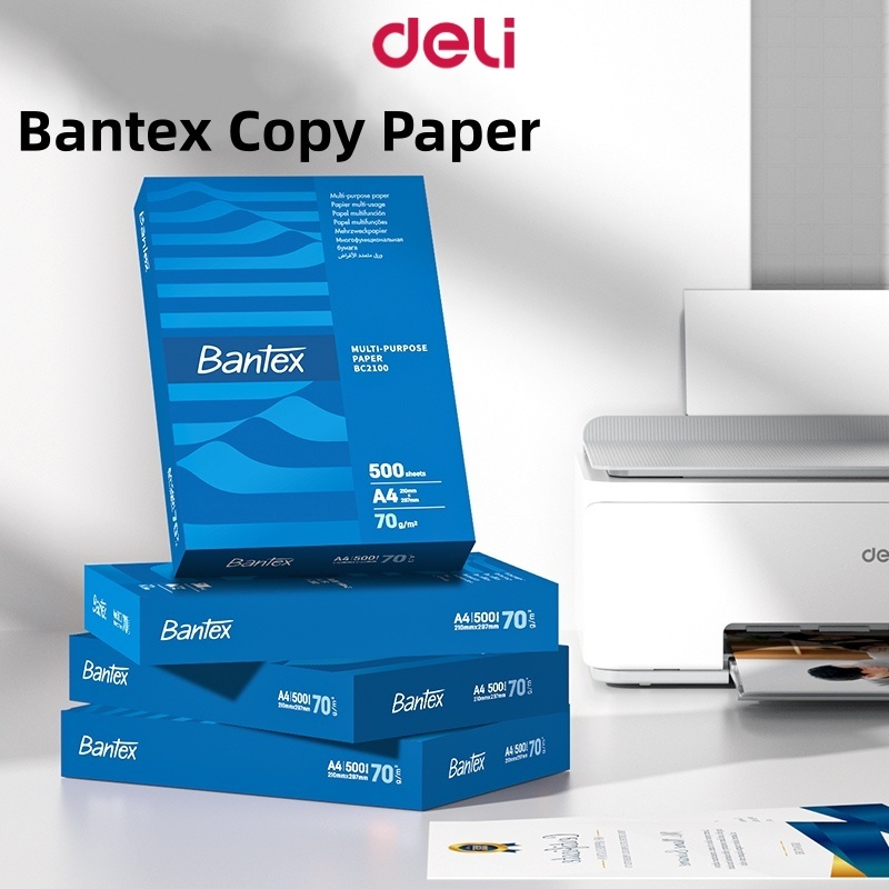 DELI X BANTEX 500 Sheets A4 Copy Paper Double-Sided Bond Paper High ...