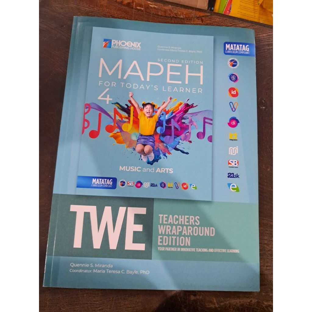 MAPEH FOR TODAYS LEARNERS GRADE 4 MATATAG CURRICULUM SET TEXTBOOK ...