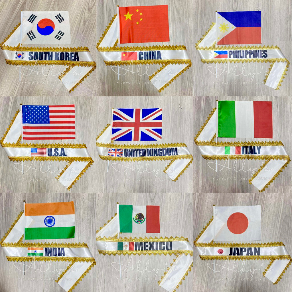 Sash for United Nation with Flag | Shopee Philippines