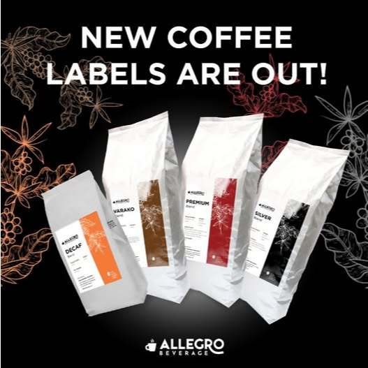 ALLEGRO Premium Coffee Beans 1Kg -Freshly Roasted Whole Beans for ...