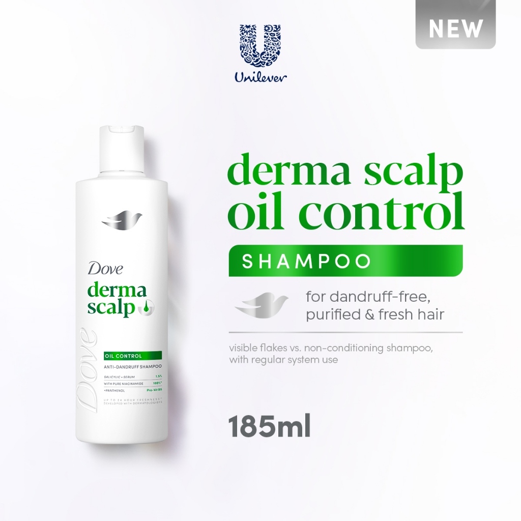 Dove Derma Scalp+ Oil Control Shampoo 185mL | Shopee Philippines