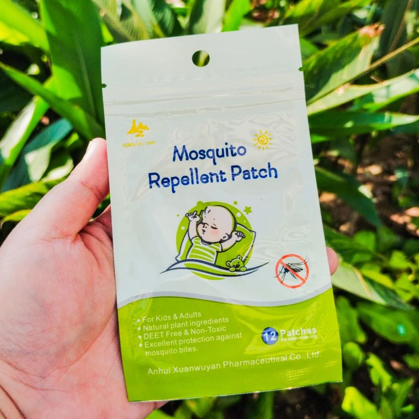 Natural Herbal Citronella Mosquito Repellent Patch (12 patches per ...