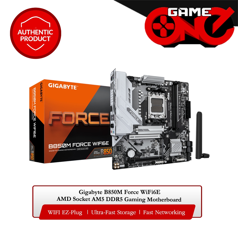 Gigabyte B850M Force WiFi6E AMD Socket AM5 DDR5 Gaming Motherboard | Shopee Philippines