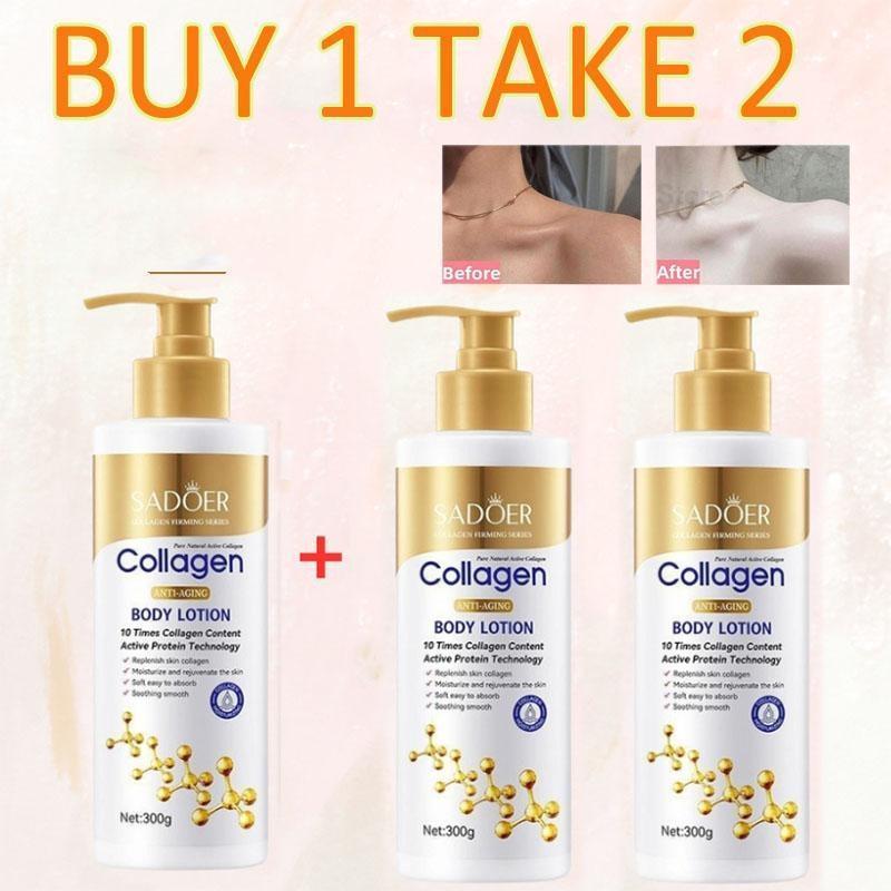 BUY 1 TAKE 2 Collagen Whitening Body Lotion with Collagen Face Cream ...
