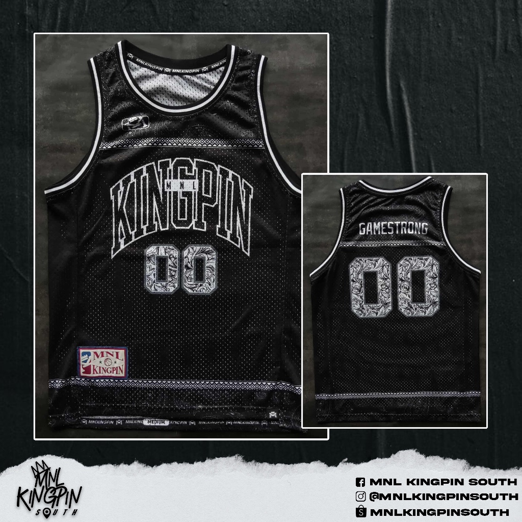 MNL Kingpin Black Paisley Concept Jersey (New Fabric) | Shopee Philippines