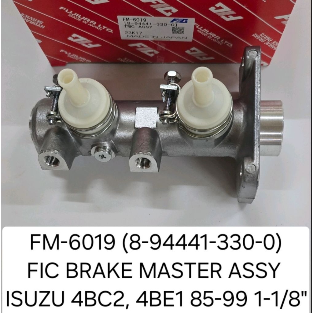 BRAKE MASTER ASSEMBLY ISUZU 4BC2, 4BE1 (85-99) (1-1/8") JAPAN | Shopee ...