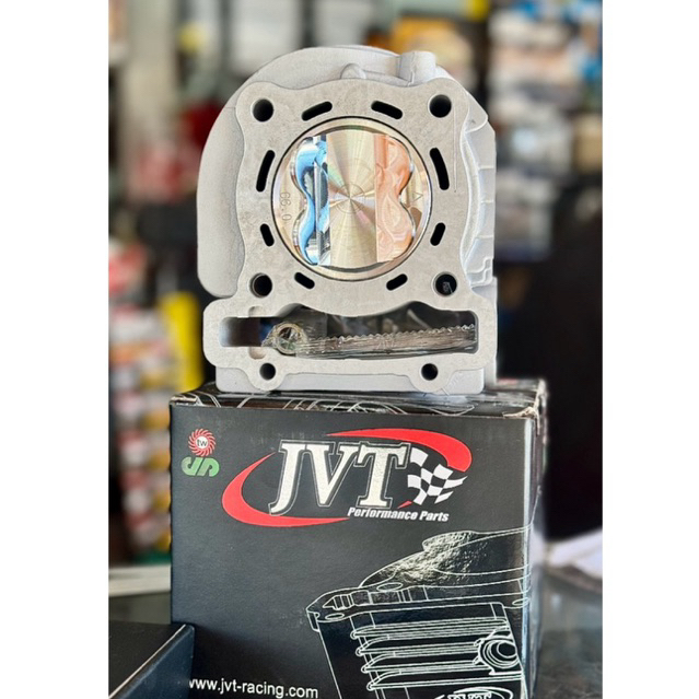 JVT 66MM Chrome Bore Block Kit with Cooling Pins (Aerox/Nmax V1 V2 ...