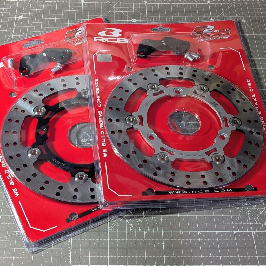 RCB E2+ Floating Disc Brake 260mm with Bracket FR (Aerox/Nmax V1 V2 V3 ...
