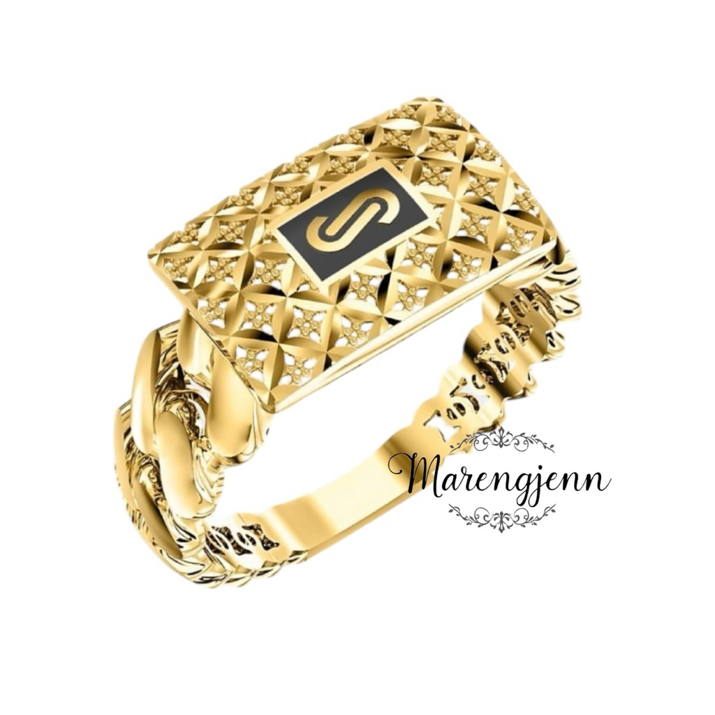18k Monaco diacut Ring solid (marengjenn) | Shopee Philippines