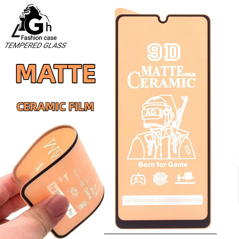 Ceramic Matte Tempered Glass For Samsung A15 A05S A55 A06 A16 A26 A12 ...
