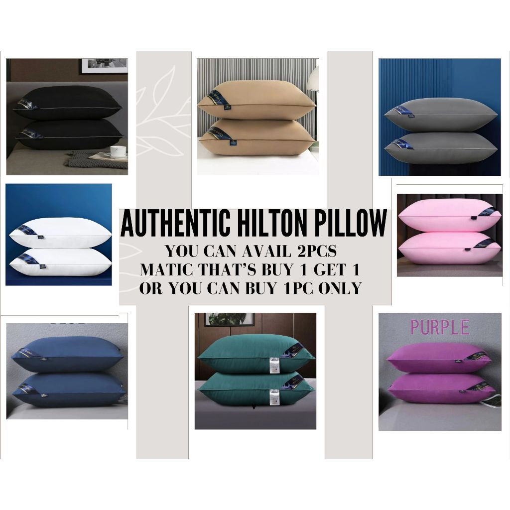 AUTHENTIC HILTON PILLOW (MAGIC PILLOW) | Shopee Philippines