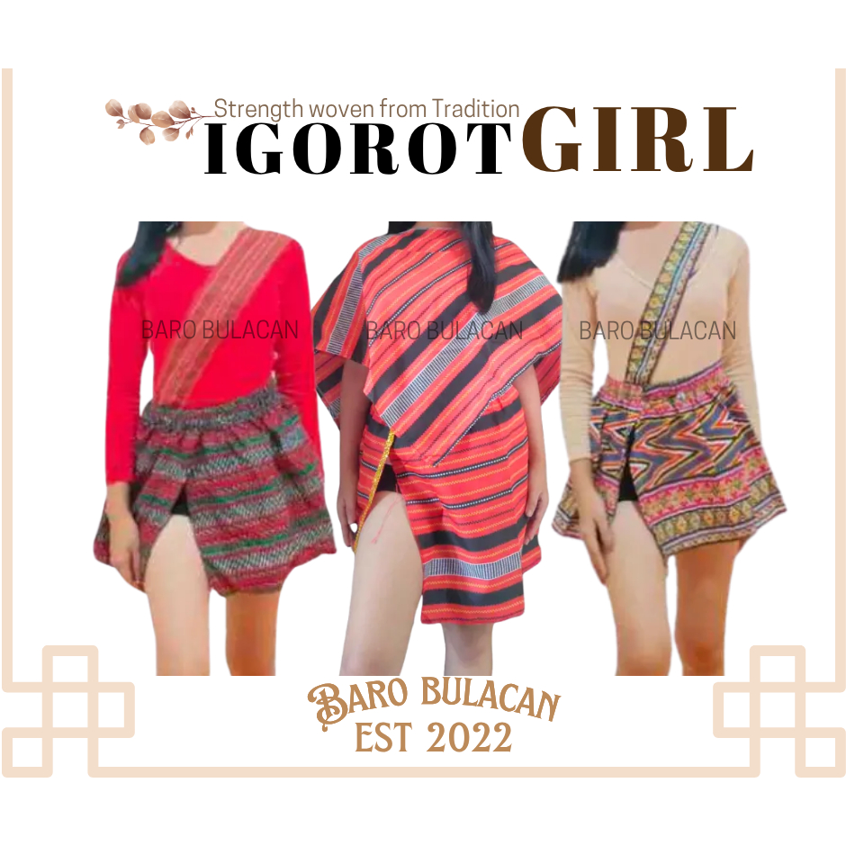 BB2025 Embrace Your Roots – Igorot Ethnic Wear (Girl Edition) | Shopee ...