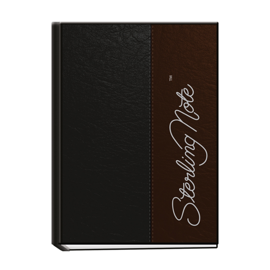 Sterling Note Two-tone Clip Binder Notebook 144 Sheets Random Design ...