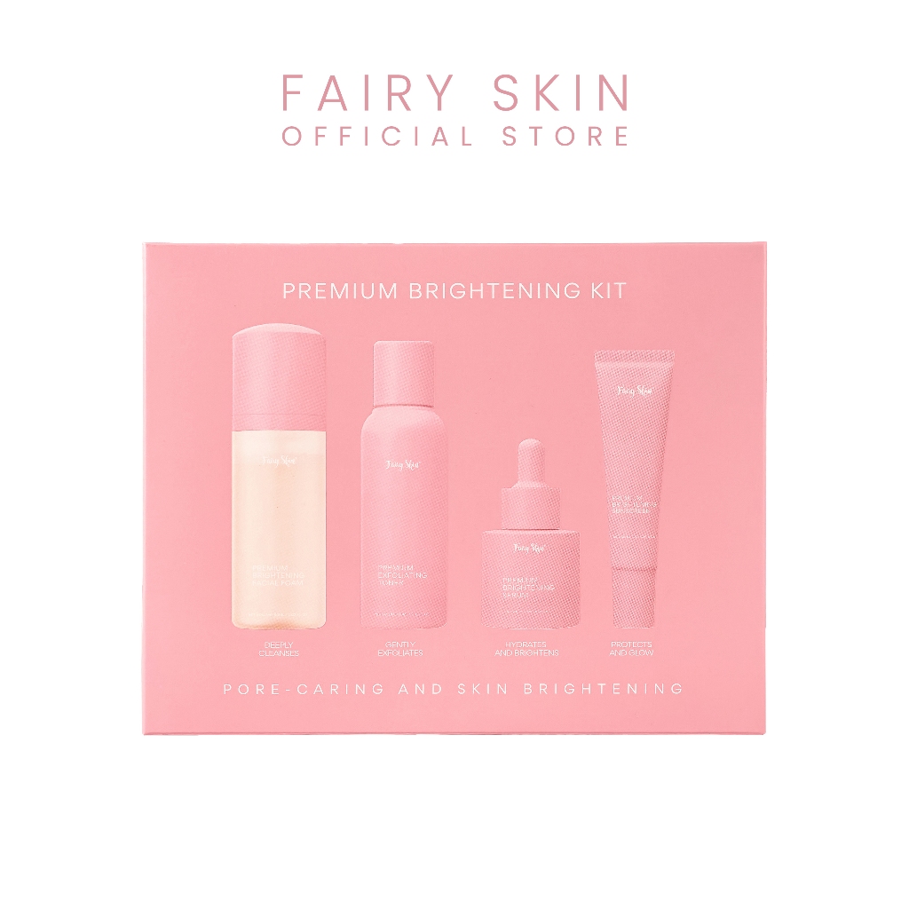 Fairy Skin Premium Brightening Kit | Complete Skincare Set for Dark ...