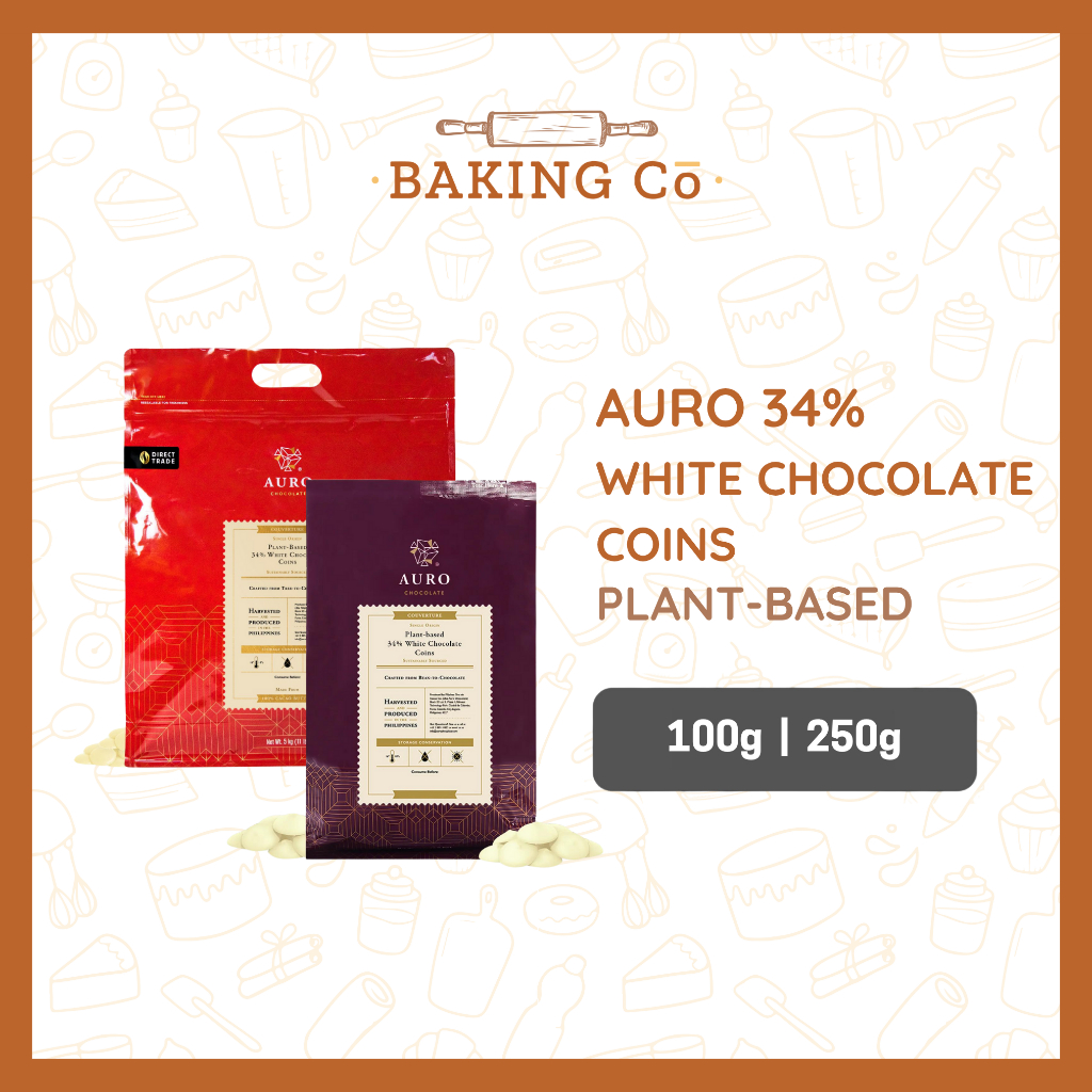 Auro Chocolate Plant-Based 47% Milk Chocolate Coins - 100g | 250g ...