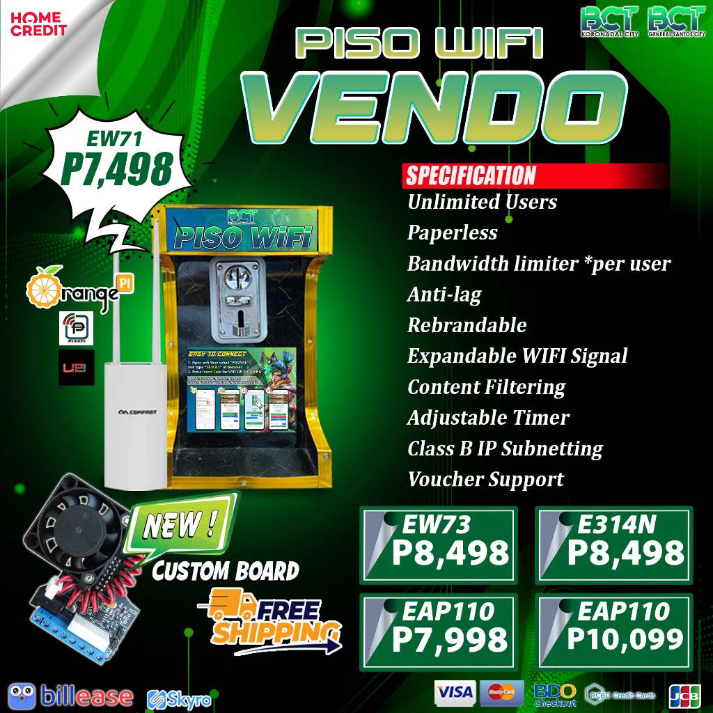 PISOWIFI VENDO MACHINE ORANGE PI | Shopee Philippines