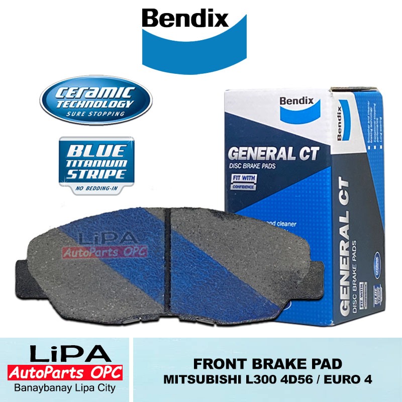 FRONT BRAKE PAD Mitsubishi L300 2009-2024 (4D56 / 4N14 EURO 4) 2009 ...