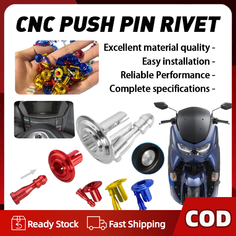 【COD】6/10PCS PrecisionLock Push Pin Rivet CNC Aluminum M5x15 For ...