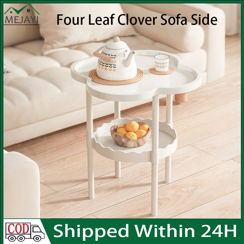 Four Leaf Clover Sofa Side Table Creative Side Table Mini Balcony Small ...