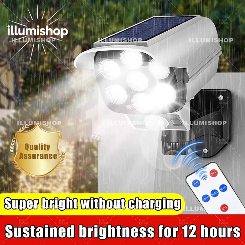 【Ten times super bright】solar monitoring light LED lamp Remote control ...