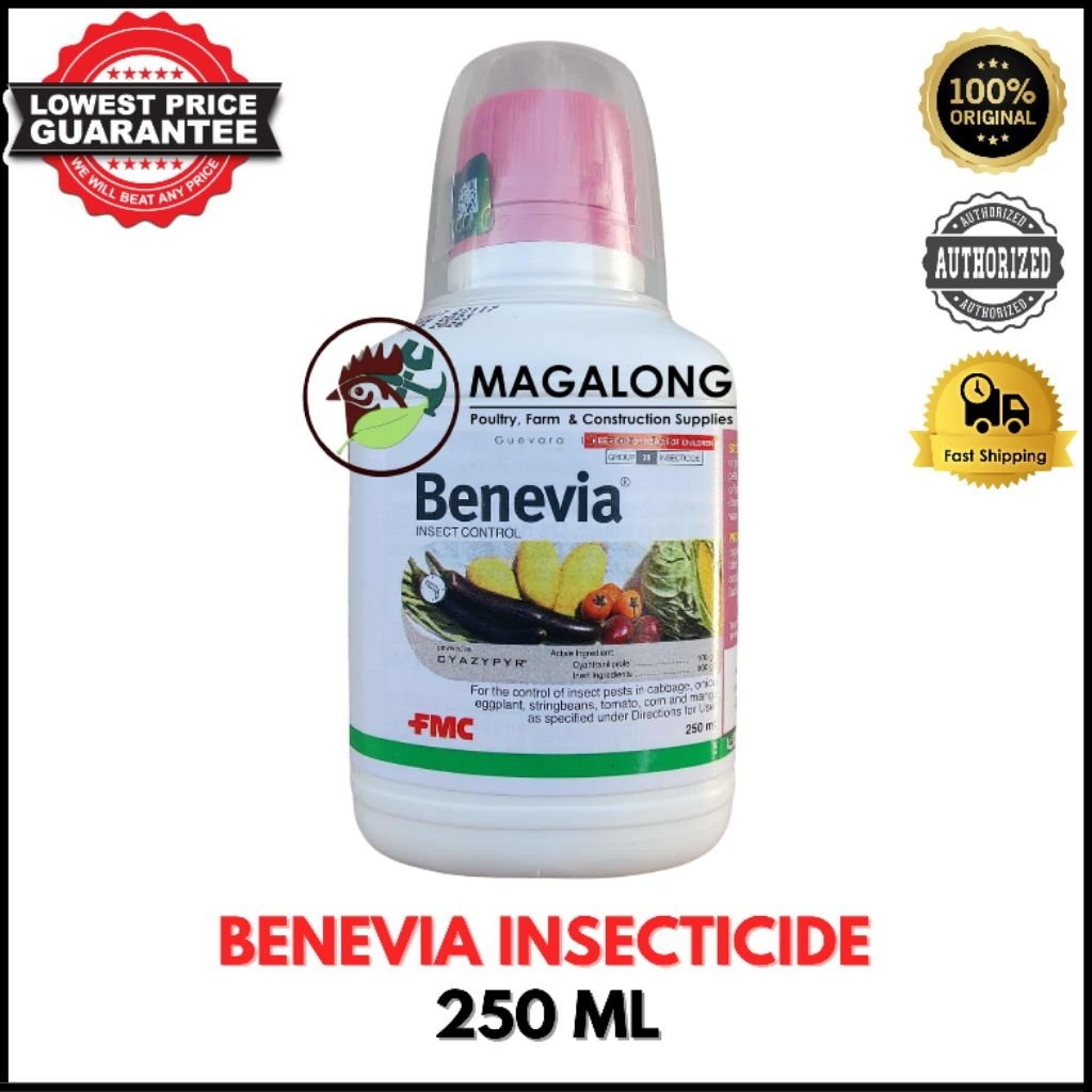 BENEVIA INSECT CONTROL INSECTICIDE - CYANTRANILIPROLE - FMC - 250 ML ...