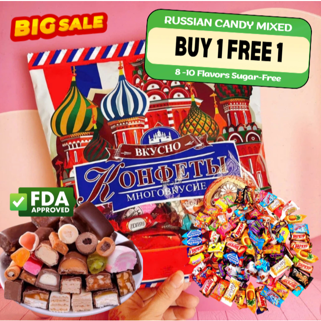 Russian Chocolate Mixed Fructose Candy 250G - CHOCOLATE CANDY NA MAY ...