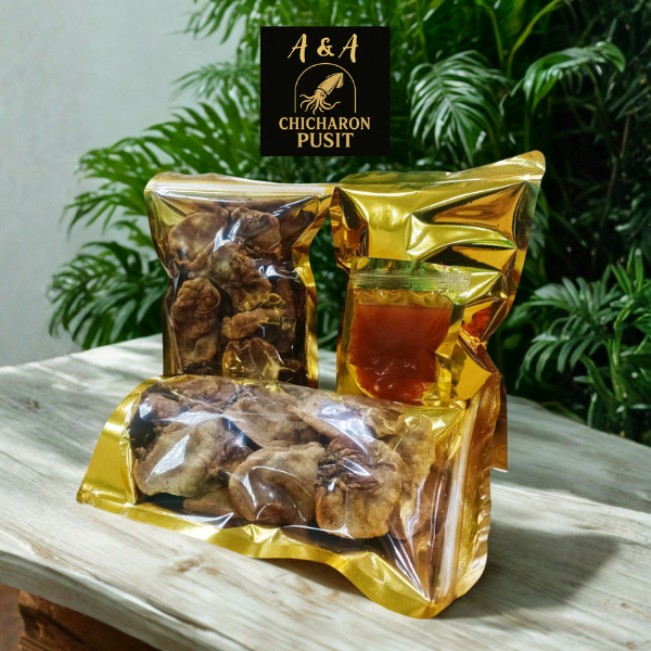Chicharon Pusit - Ready to eat Chicharon Squid - Dried & Fried Squid -A ...