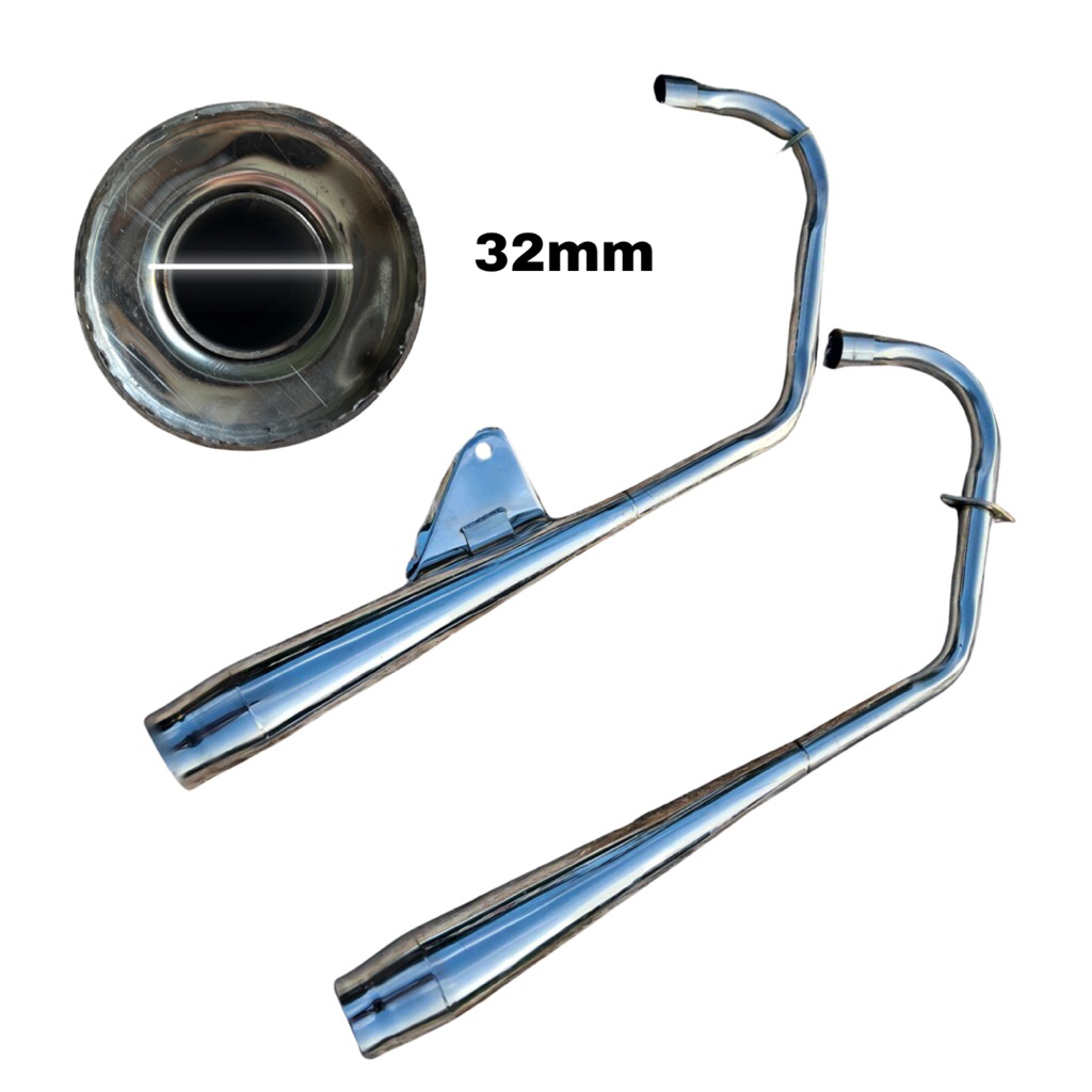 Bullet Pipe for TMX 125/ TMX 155 (202 Stainless) | Shopee Philippines