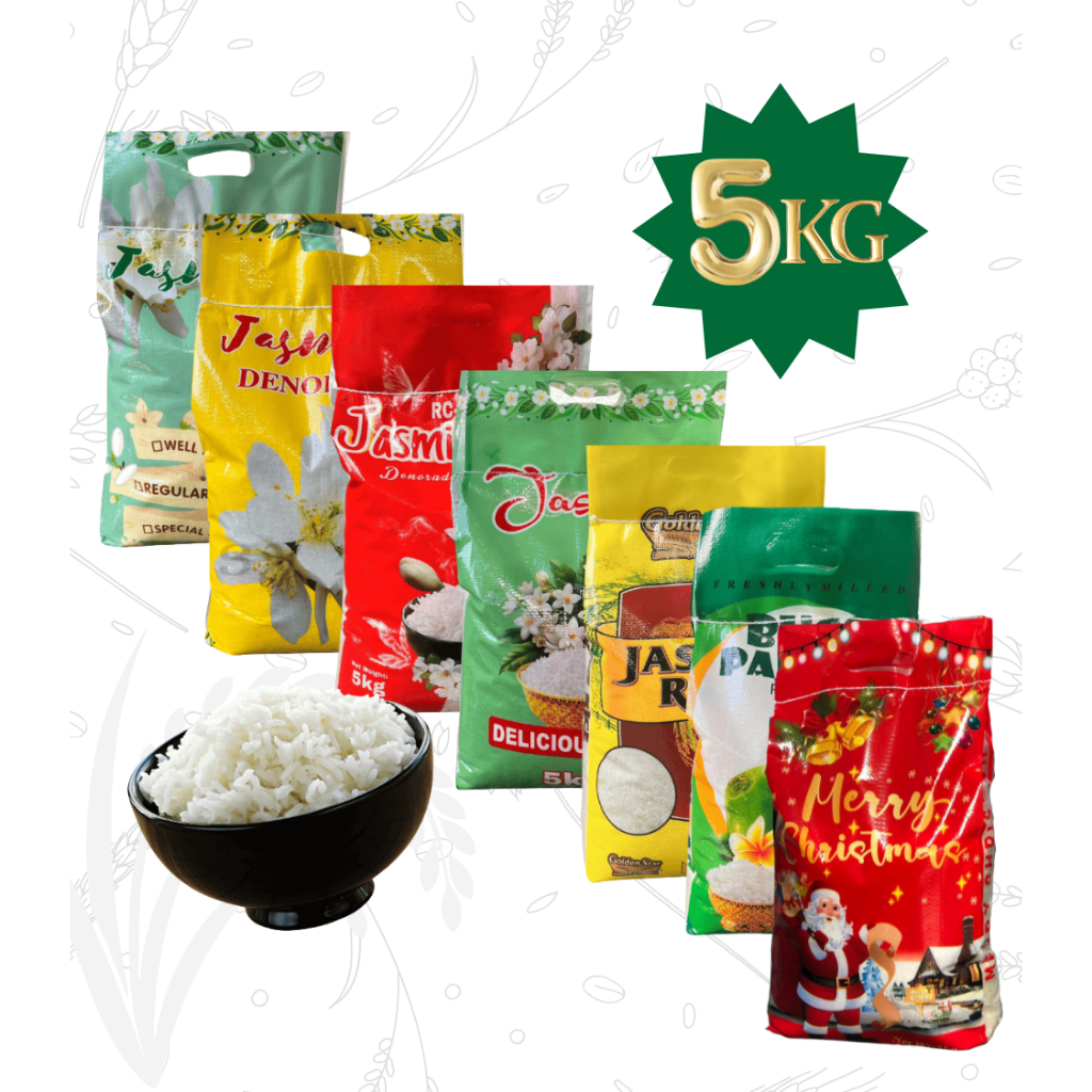 BIGAS BUCO PANDAN 5KG & BIGAS JASMINE RICE 5KG PANDAN JASMINE DENORADO ...