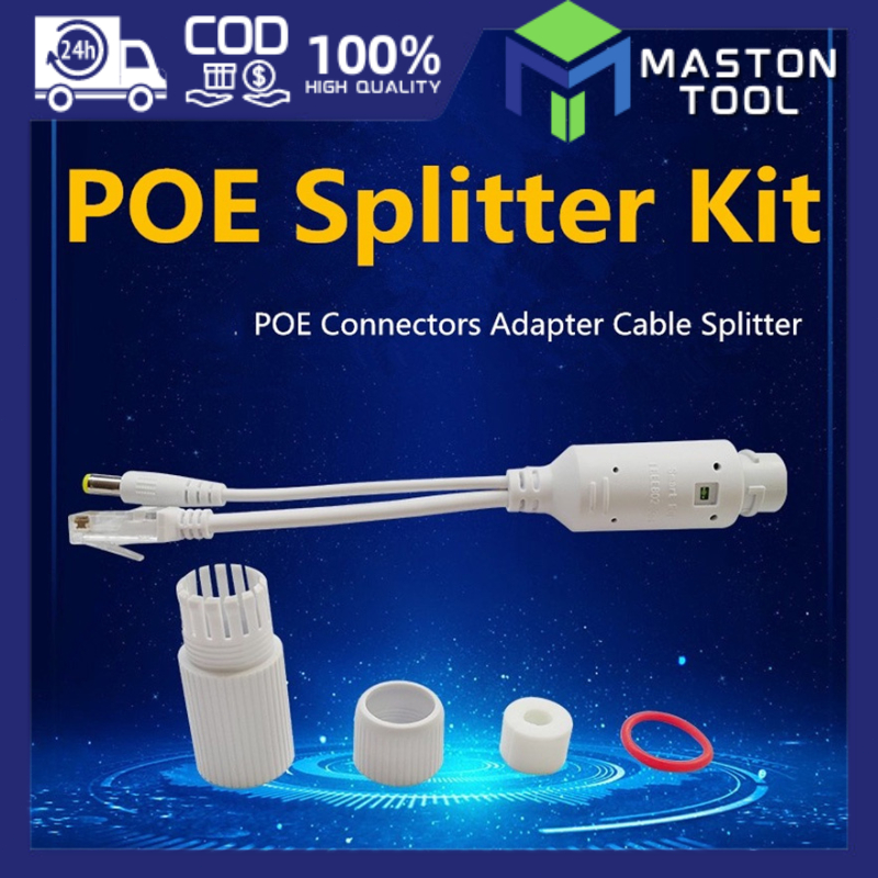 48v to 12v POE Splitter / Power Over Ethernet Passive PoE Adapter ...