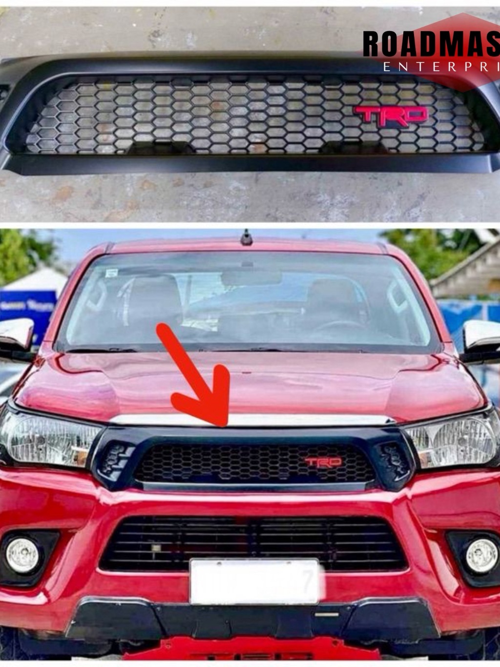 Toyota Hilux Revo 2016 to 2020 Grill TRD Thailand Made Front Bumper ...