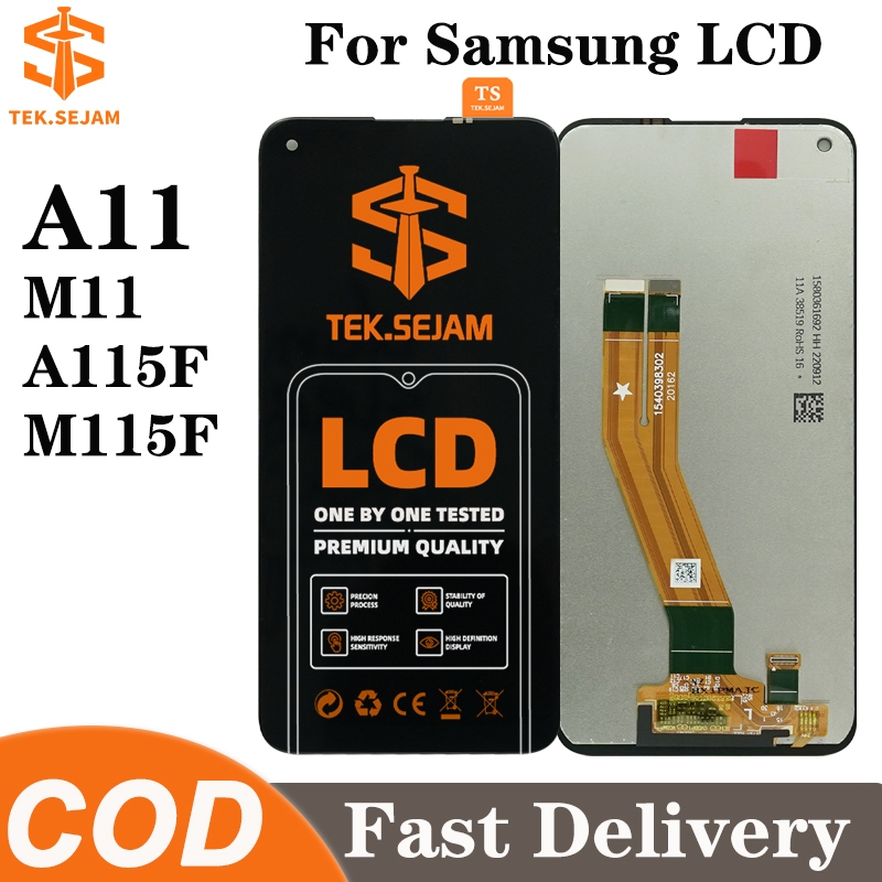 TEK.SEJAM Original LCD For Samsung A11 A115F M11 M115F Lcd Touch ...