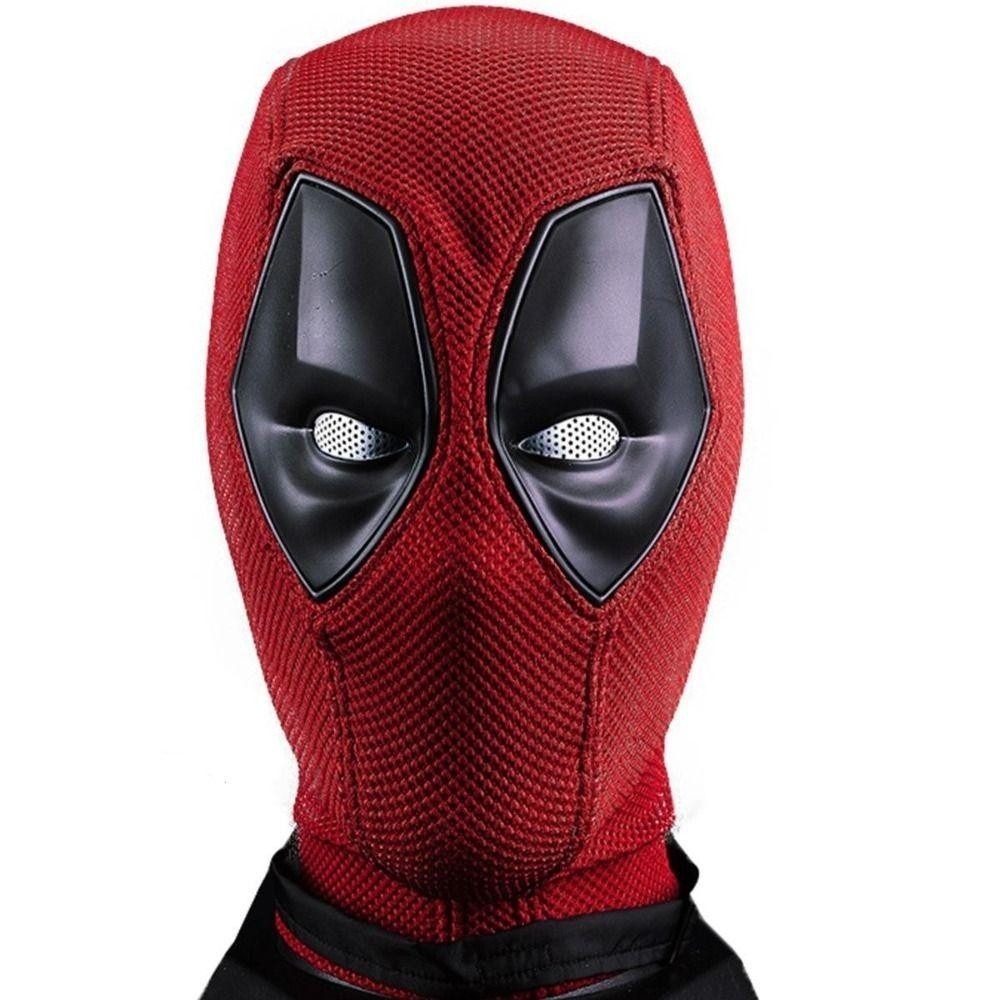 (PAYDAY SALE) Halloween Deadpool HeadGear, Black/Red Deadpool Cosplay ...