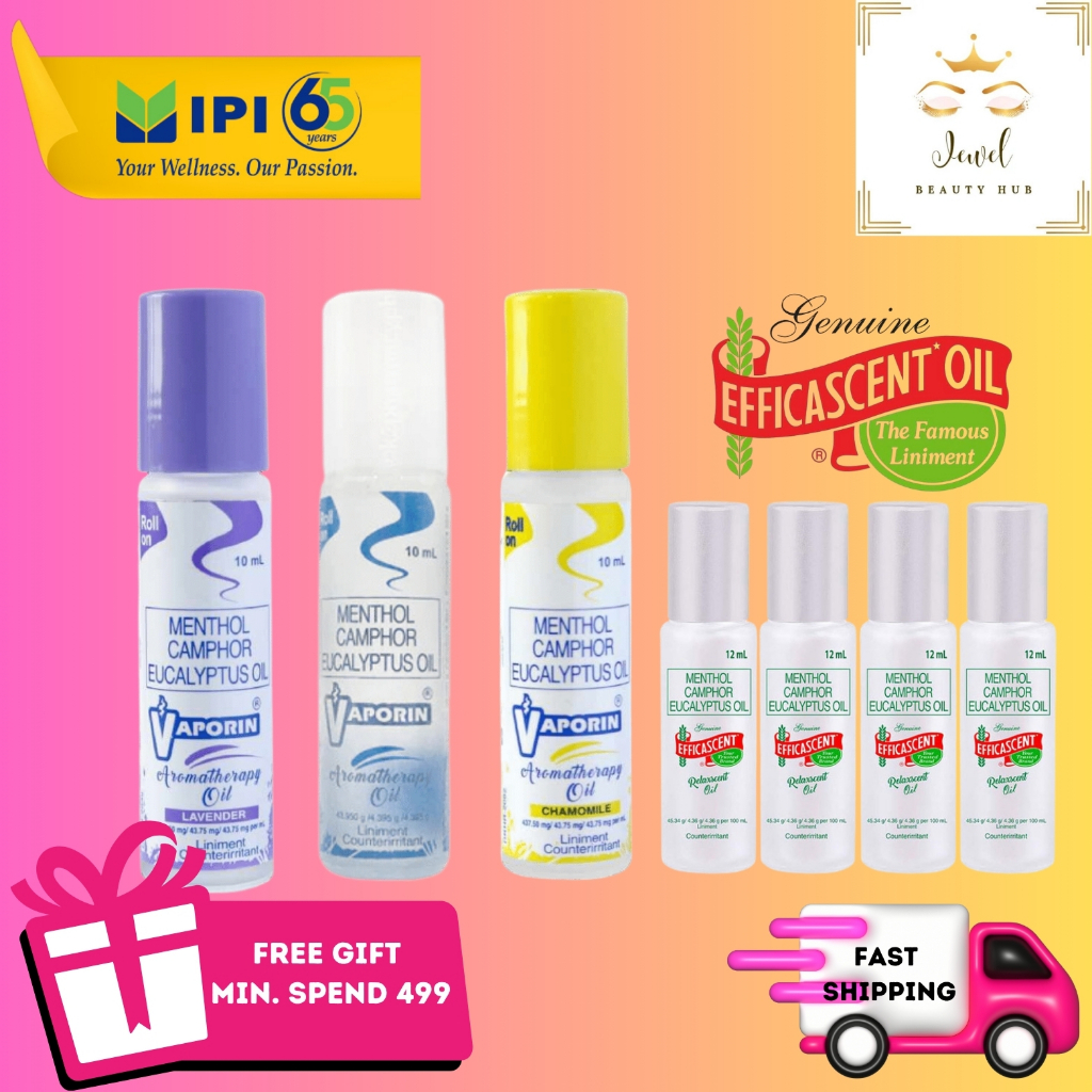 VAPORIN AROMATHERAPY OIL 10ML & EFFICASCENT 12ML | Shopee Philippines