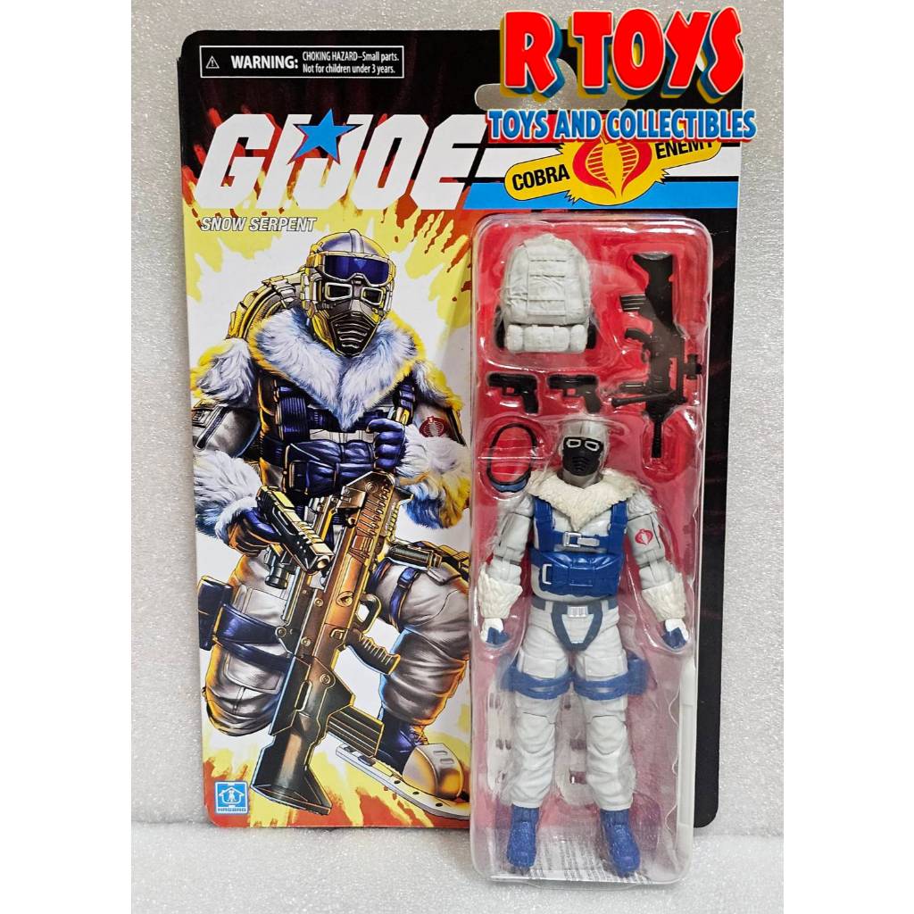 GIJOE Classified Retro 6" Snow Serpent Cobra Enemy G. I. JOE Army ...