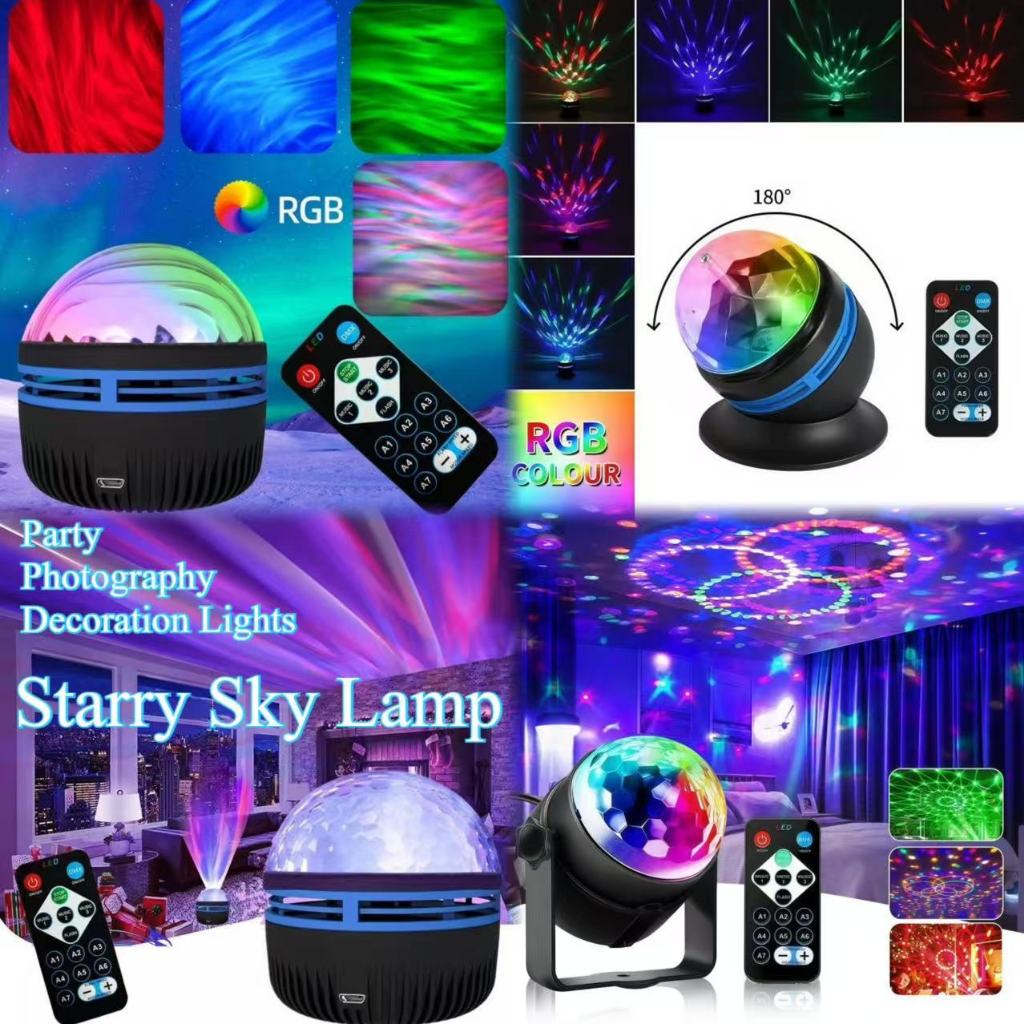 7IN1 Christmas Light LED Ambient Lamp Aurora Galaxy Projector USB Light ...