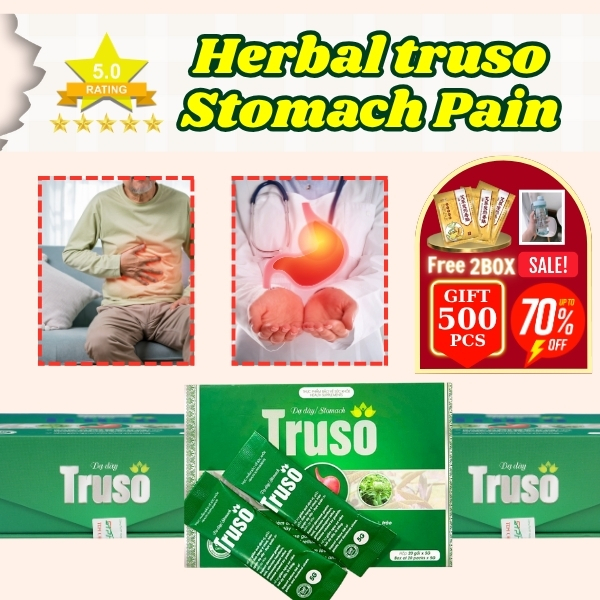 5 BOX-Truso Stomach herbal 20 sachet 1 box | Acid Reflux / Heartburn ...