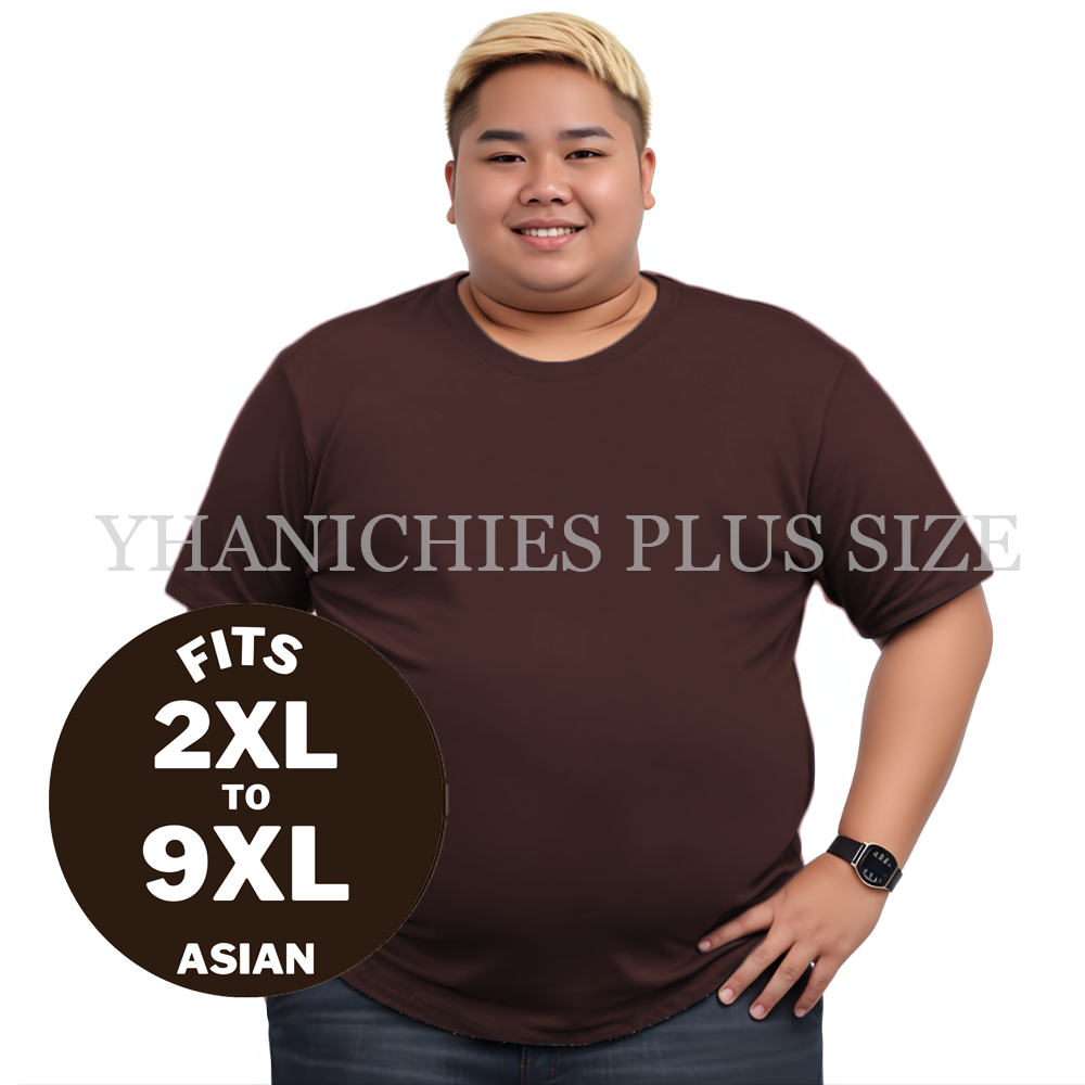 Plus Size Oversized Plain T-Shirt for Men & Women 2XL–7XL | Cotton ...