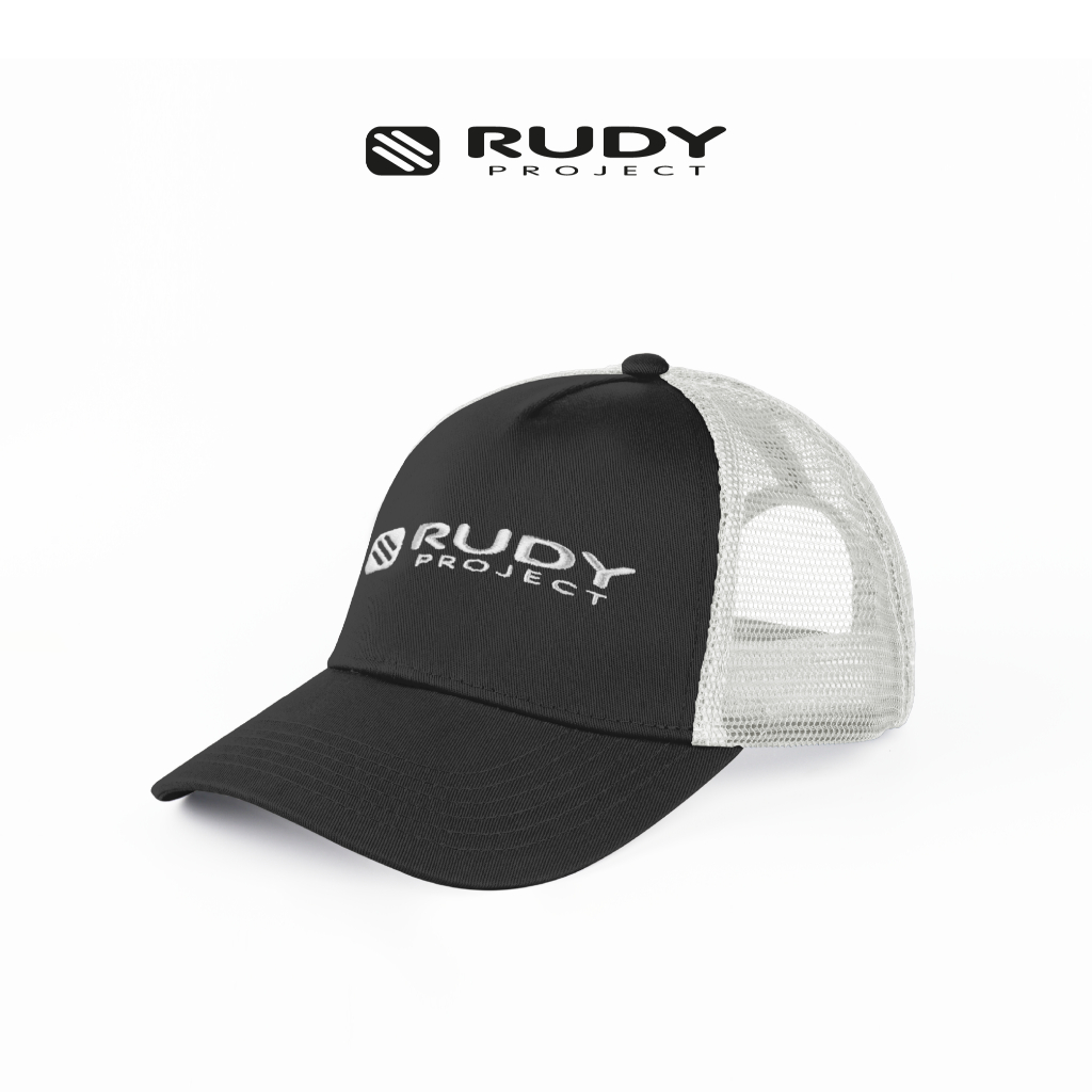 Rudy Project Logo Trucker Cap in Black/White | Shopee Philippines