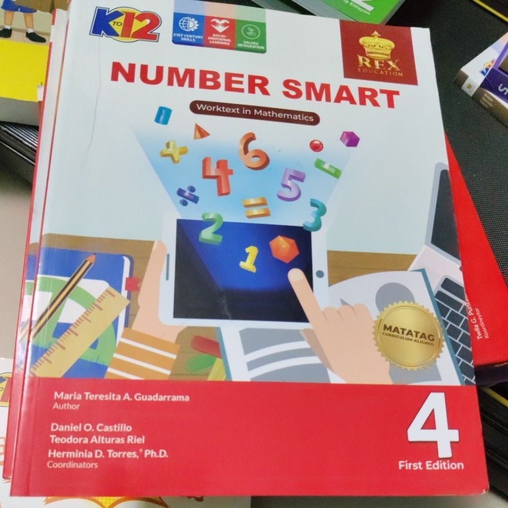 SLIGHTLY DEFECTIVE NUMBER SMART GRADE 4, 2025 MATATAG EDITION BUT GOOD ...